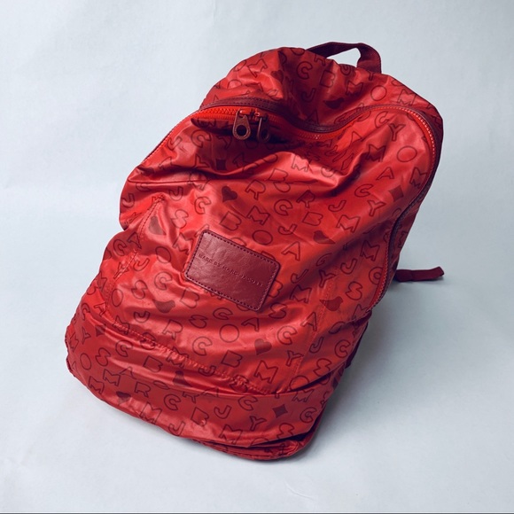 Marc Jacobs | Bags | Marc Jacobs Red Backpack | Poshmark